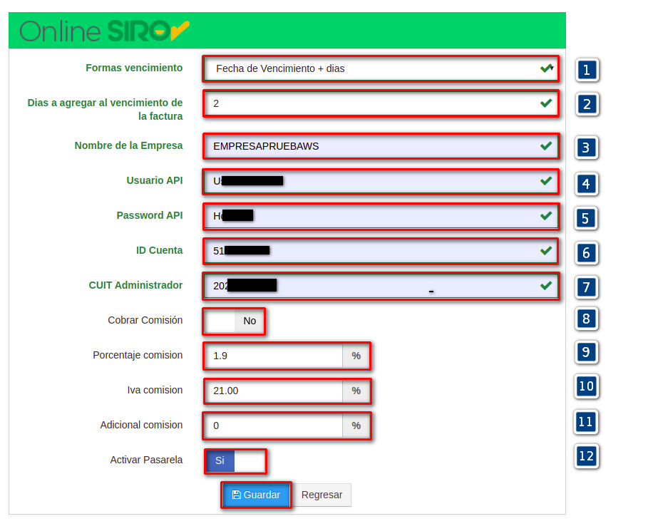 Online SIRO - WispHub.net